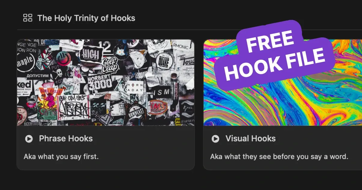 The Hook File – Learn to Craft Scroll-Stopping Video Hooks